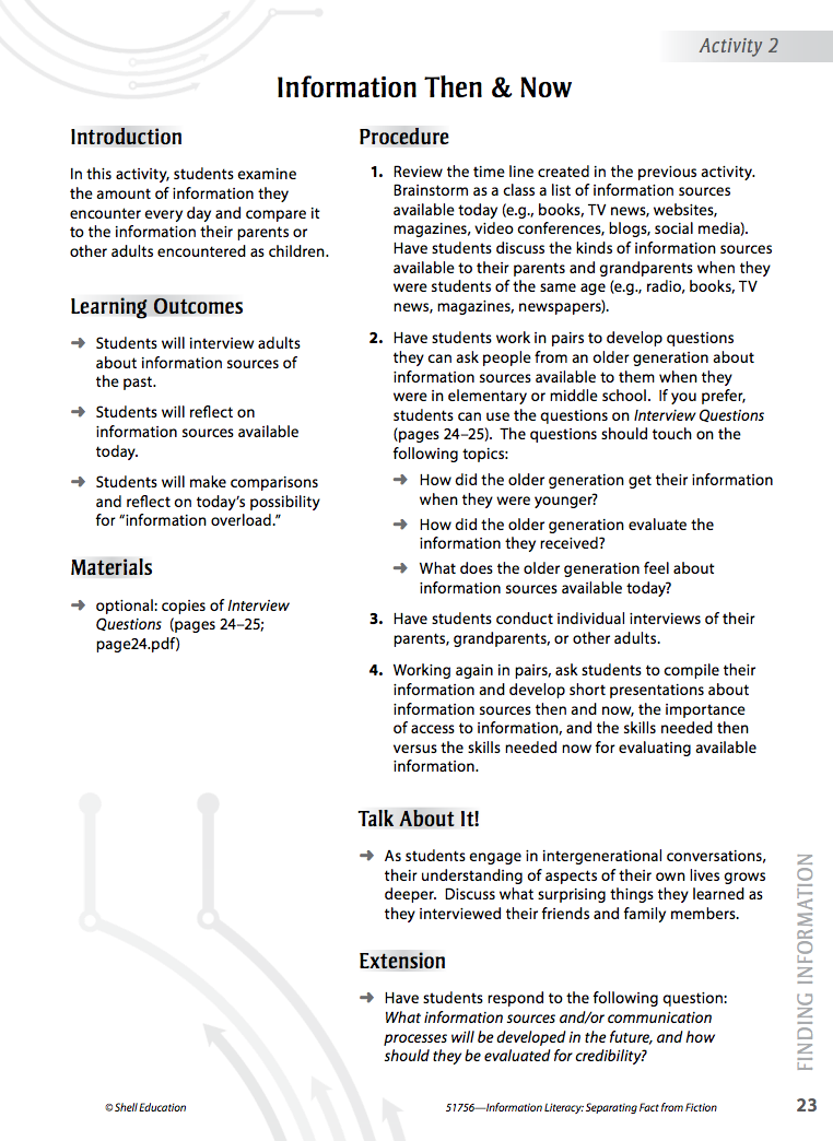 INFORMATION LITERACY: Separating Fact From Fiction – Pamela Brunskill